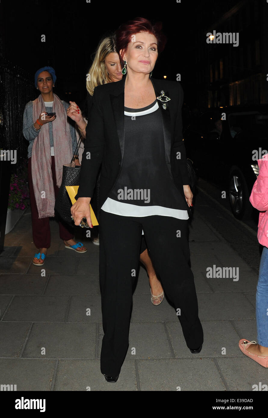 Sharon Osbourne returns to The Claridge's hotel Featuring: Sharon ...