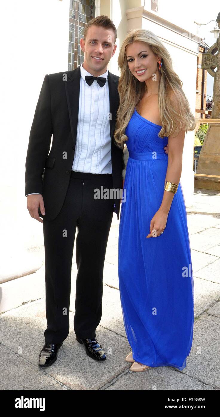 The wedding of Irish tenor Paul Byrom and Dominique Coulter at the ...