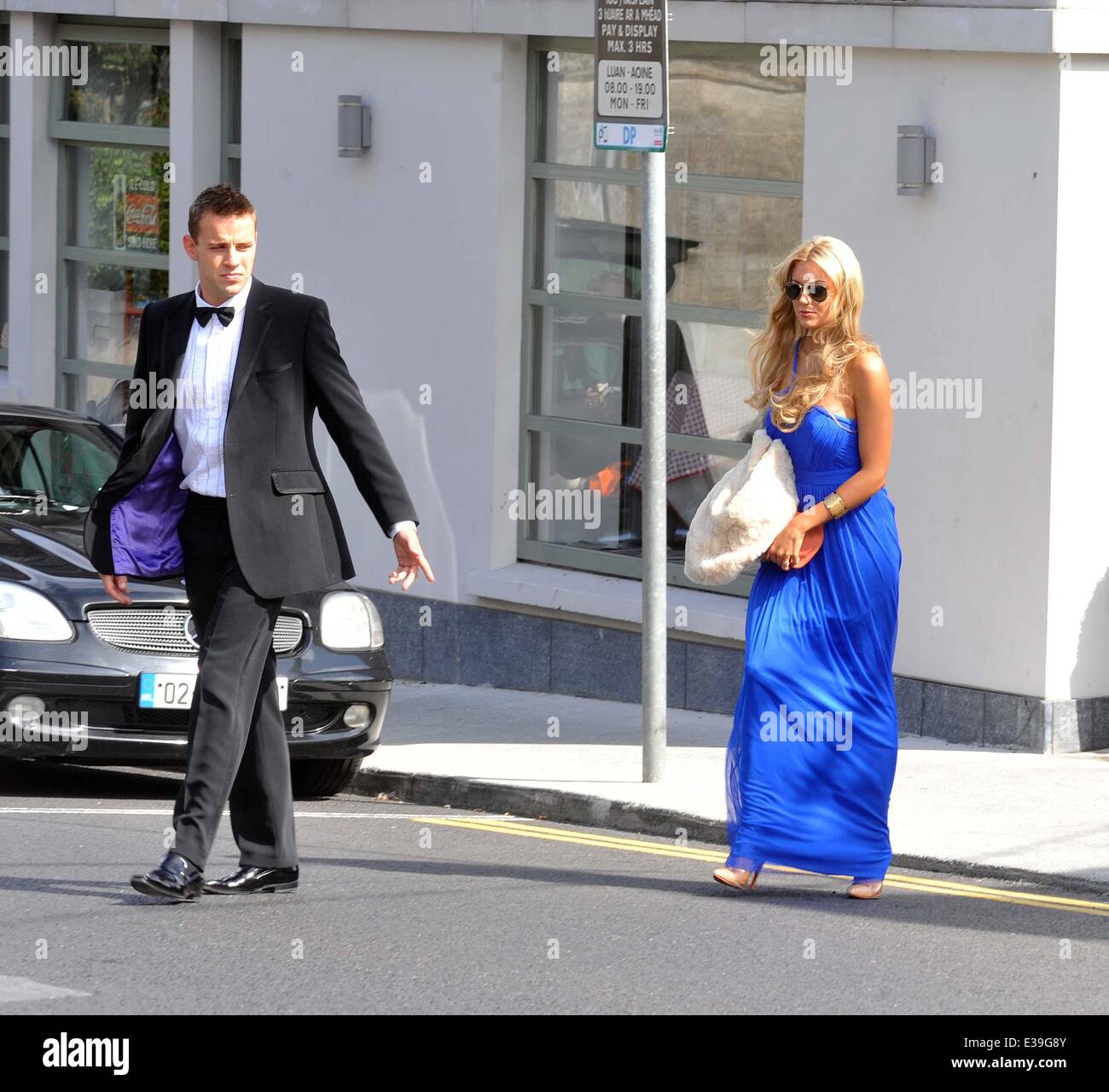 The wedding of Irish tenor Paul Byrom and Dominique Coulter at the ...