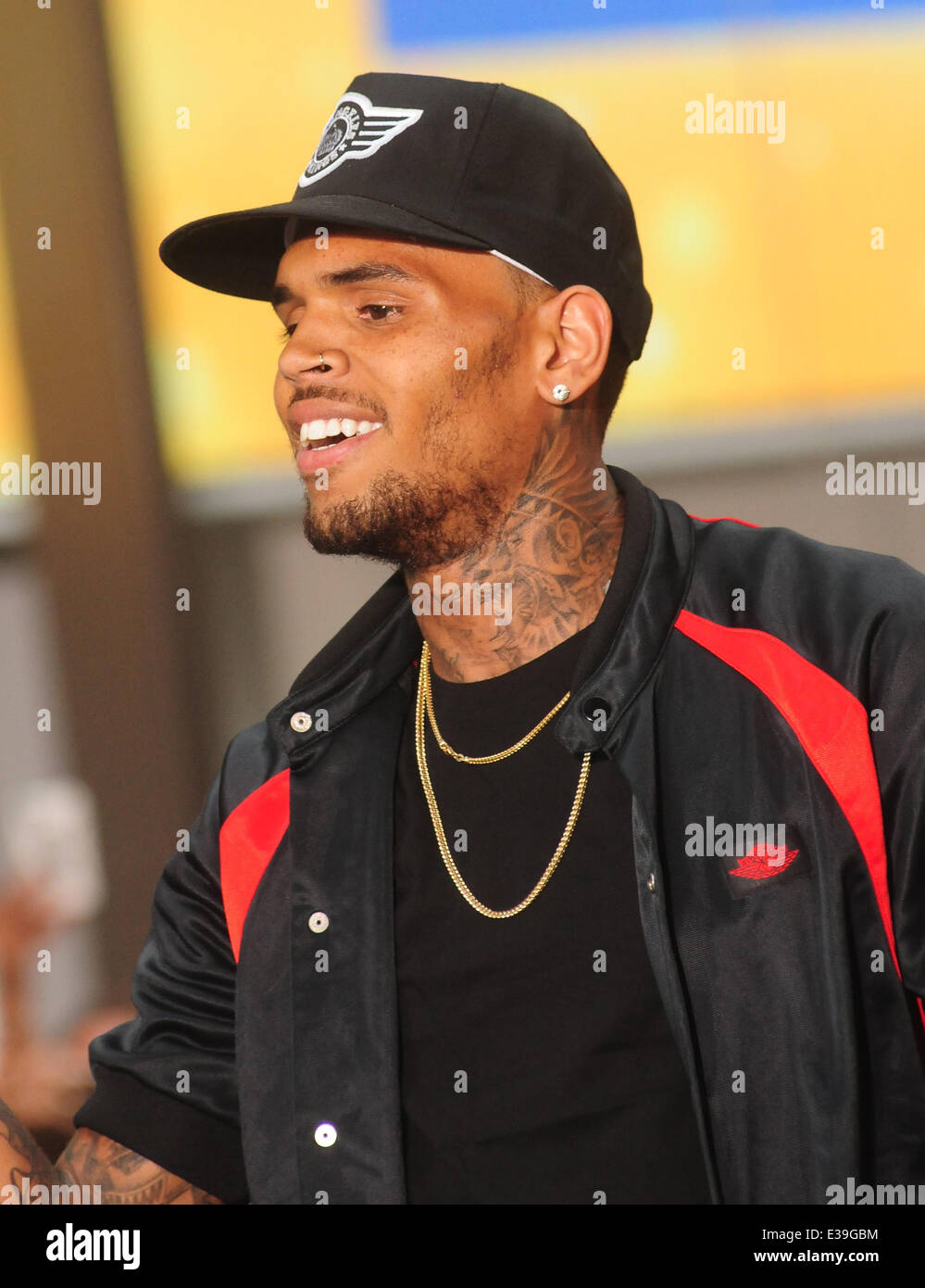 Chris Brown performs on the 'Today' show as part of their NBC Toyota ...