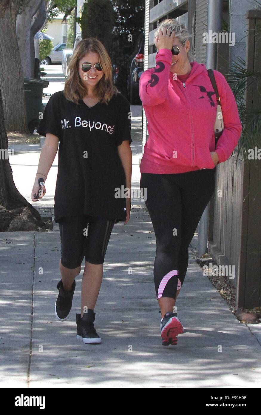 Actress, Ashley Benson all smiles whilst out with her friend in West ...