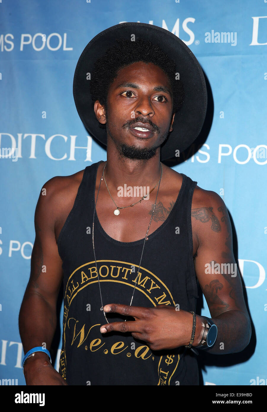American rapper Shwayze makes an appearance at Ditch Pool Featuring ...