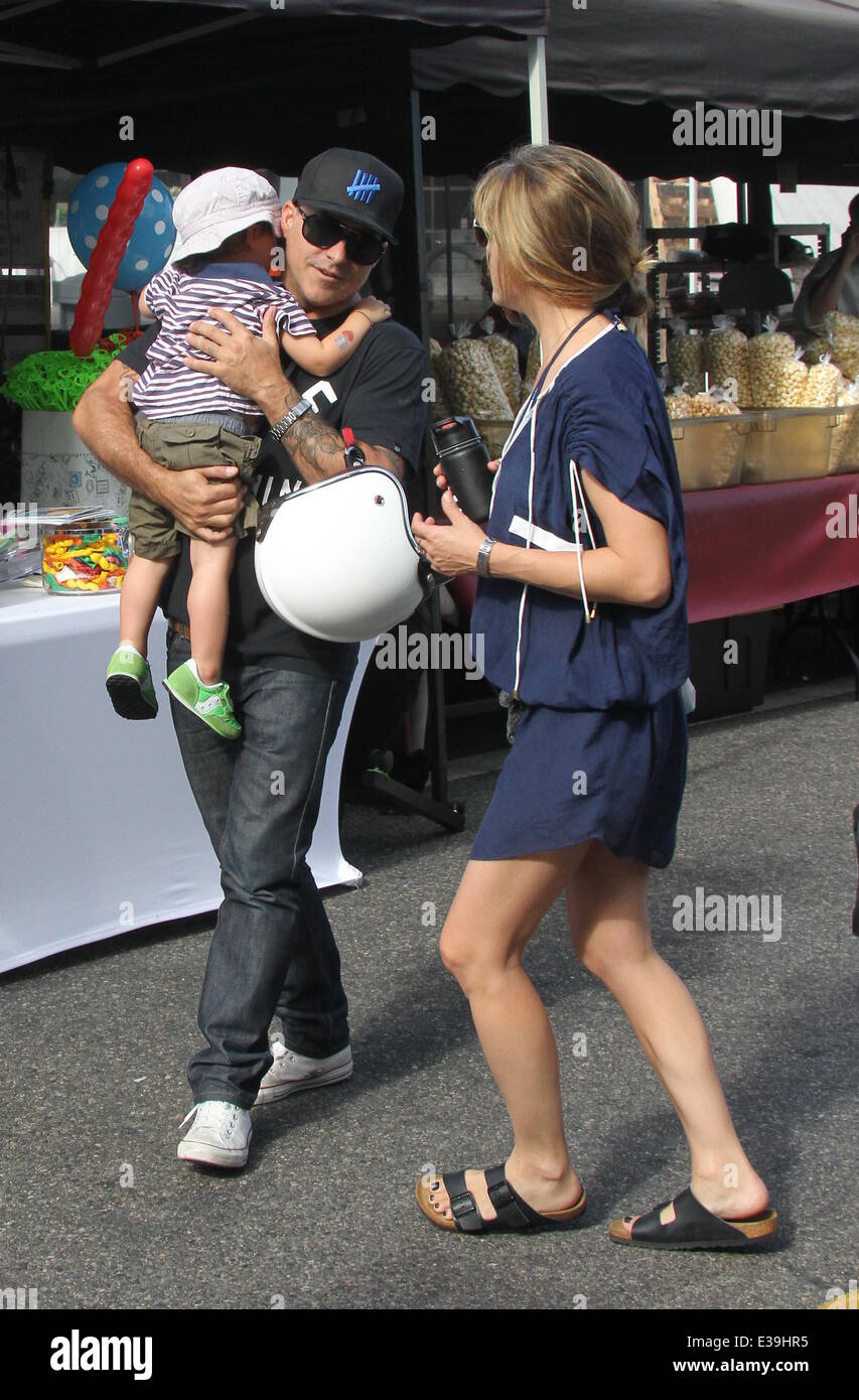 Selma Blair and Jason Bleick out with their son Arthur in Studio City ...