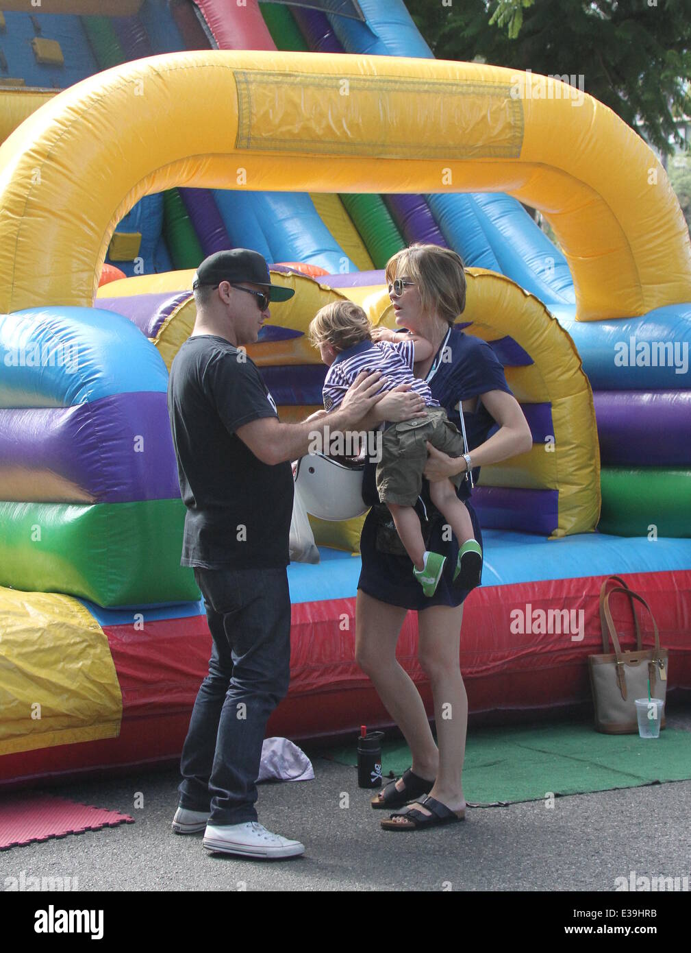 Selma Blair and Jason Bleick out with their son Arthur in Studio City ...
