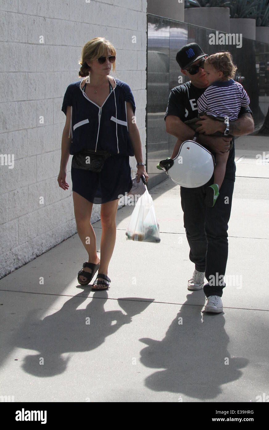 Selma Blair and Jason Bleick out with their son Arthur in Studio City ...