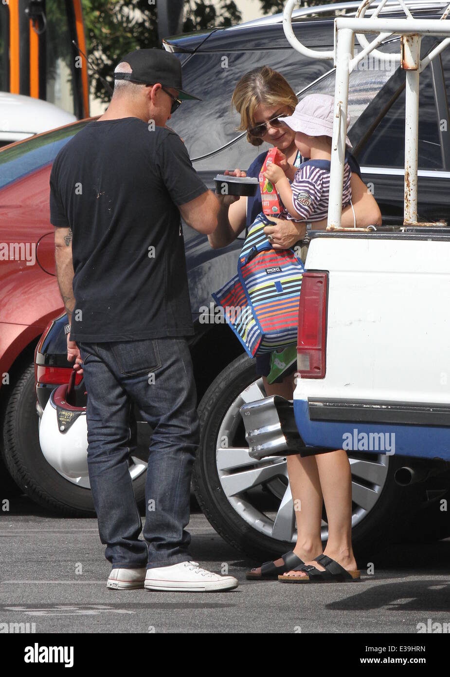 Selma Blair and Jason Bleick out with their son Arthur in Studio City ...