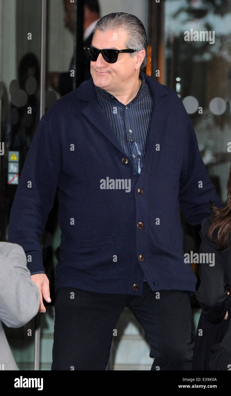 Lady Gaga's father Joe Germanotta leaving his hotel Featuring: Joe ...