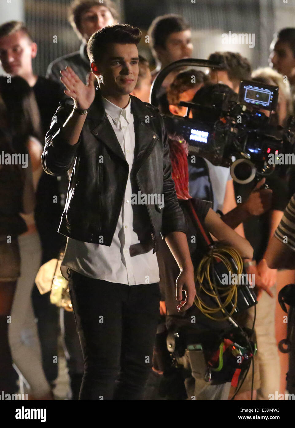 Boyband Union J are seen filming their brand new Music Video for their ...