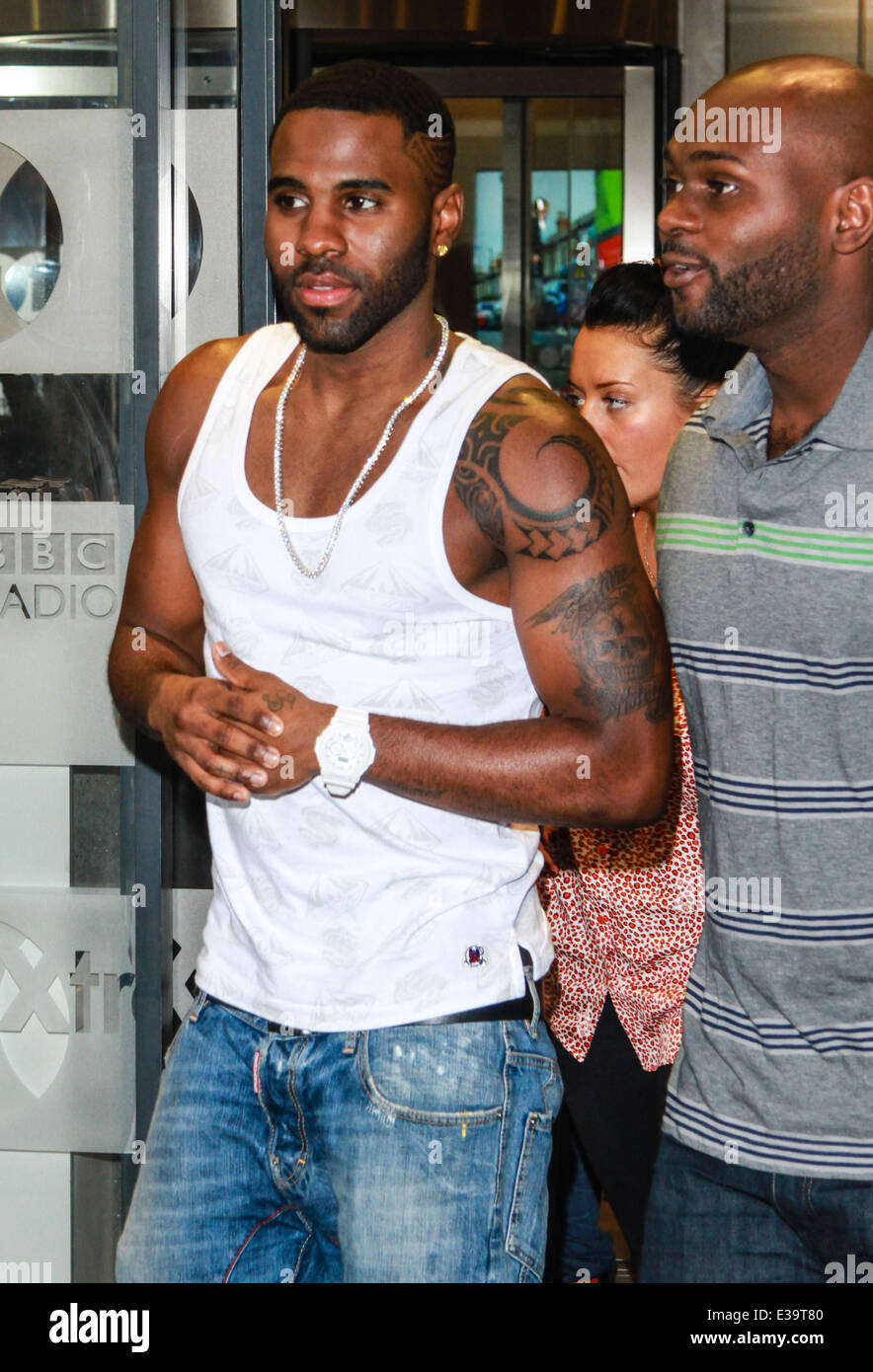 Celebrities at the BBC Radio 1 Studios Featuring: Jason Derulo Where ...