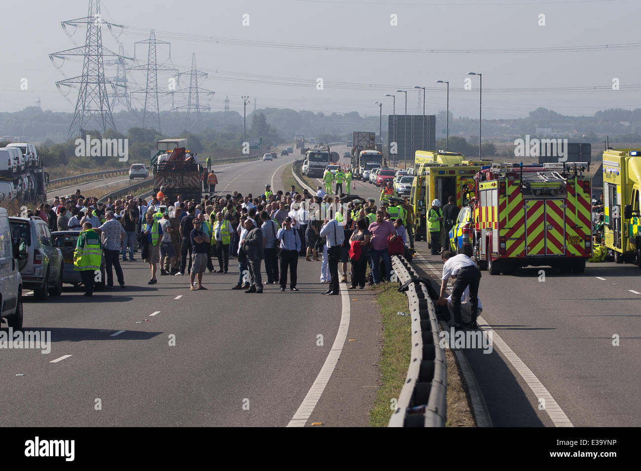 Sheppey crossing crash hi-res stock photography and images - Alamy