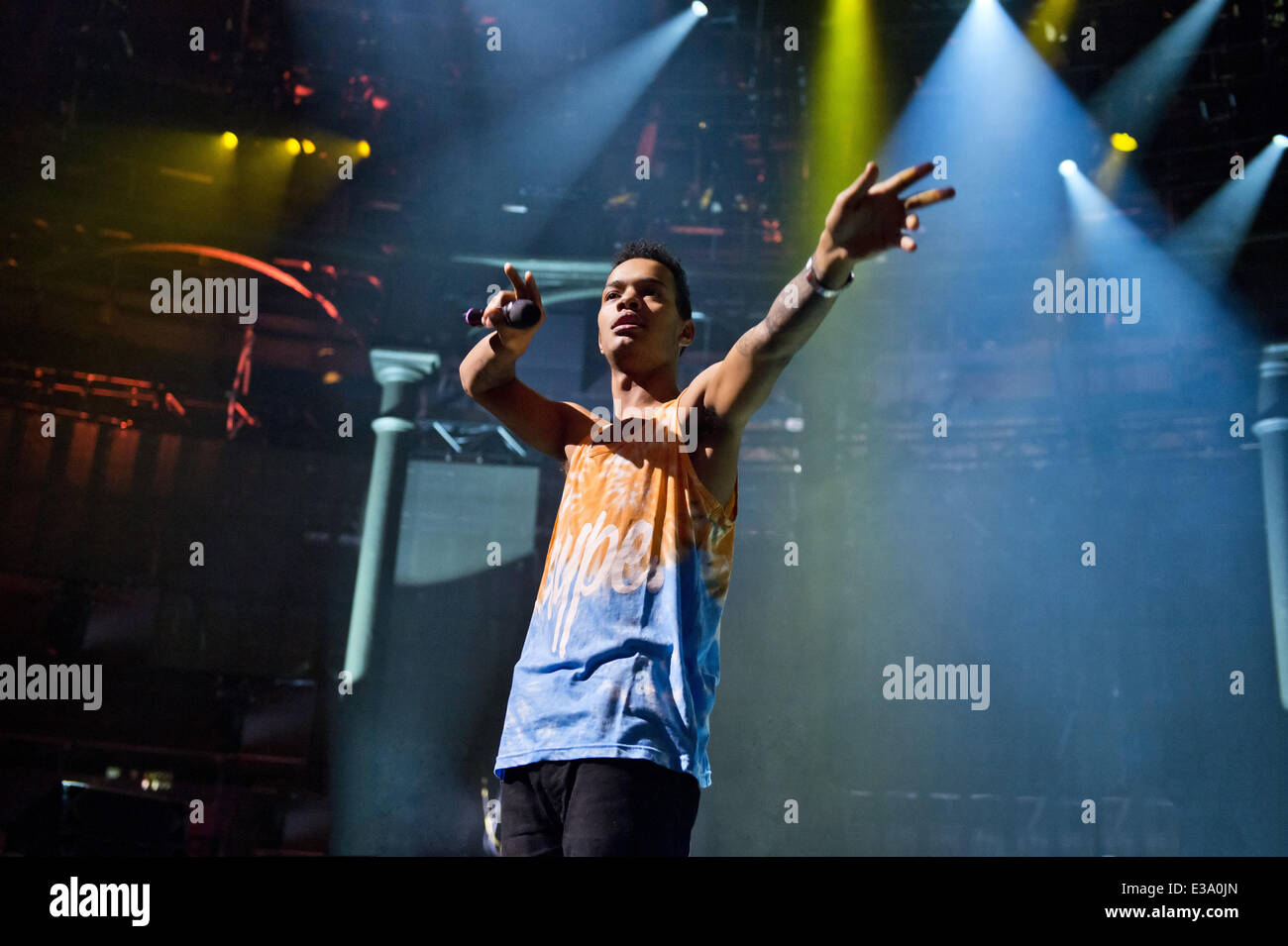 Rizzle Kicks performing live at the iTunes Festival at the Roundhouse ...
