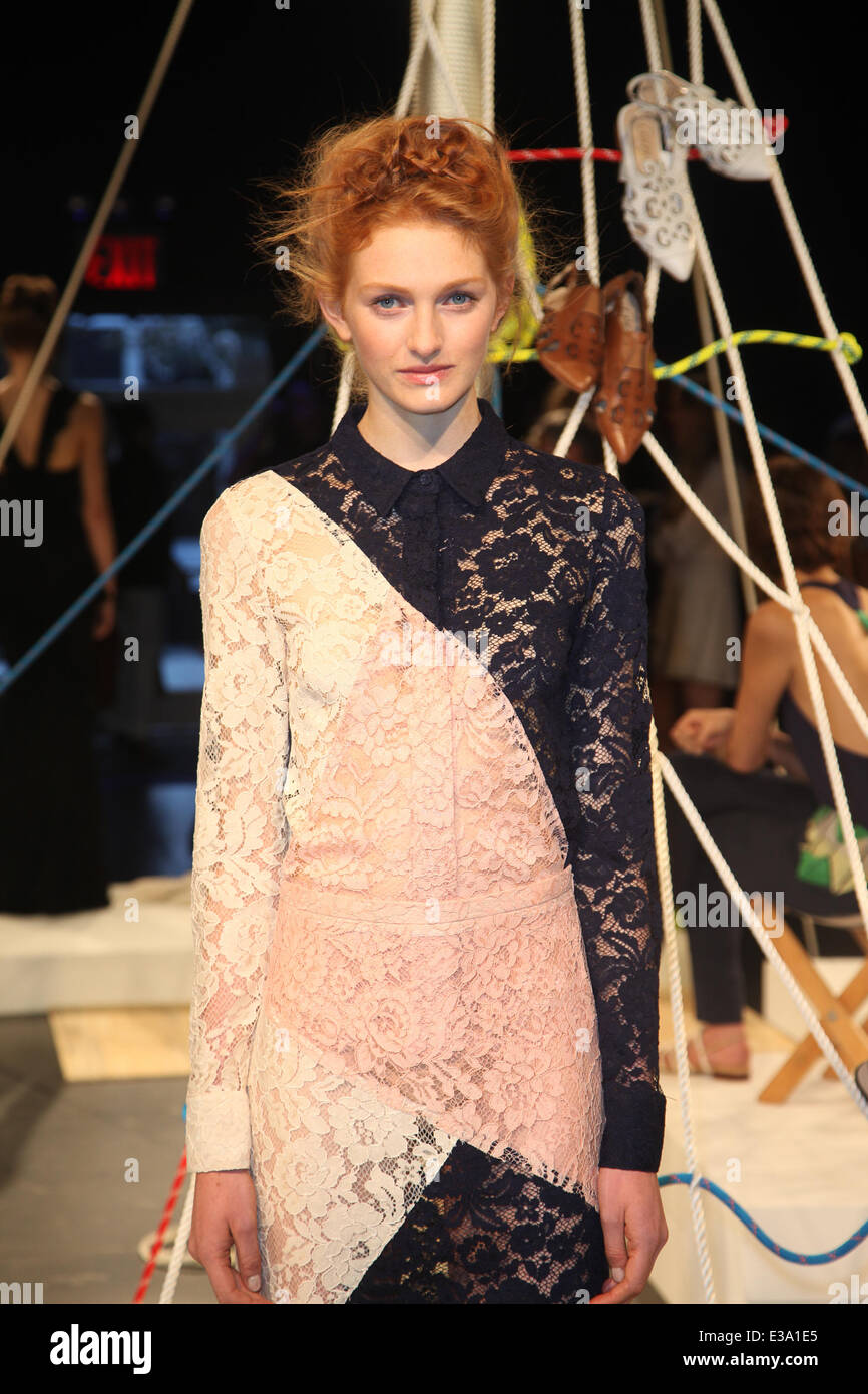 Models at the Condela Presentation at New York Fashion Week in New York ...