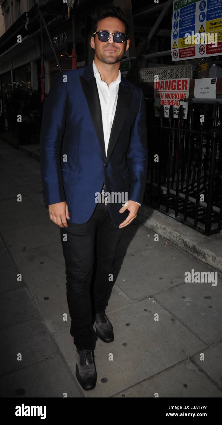 Taylor Morris Launch Party - Arrivals Featuring: Spencer Matthews Where ...