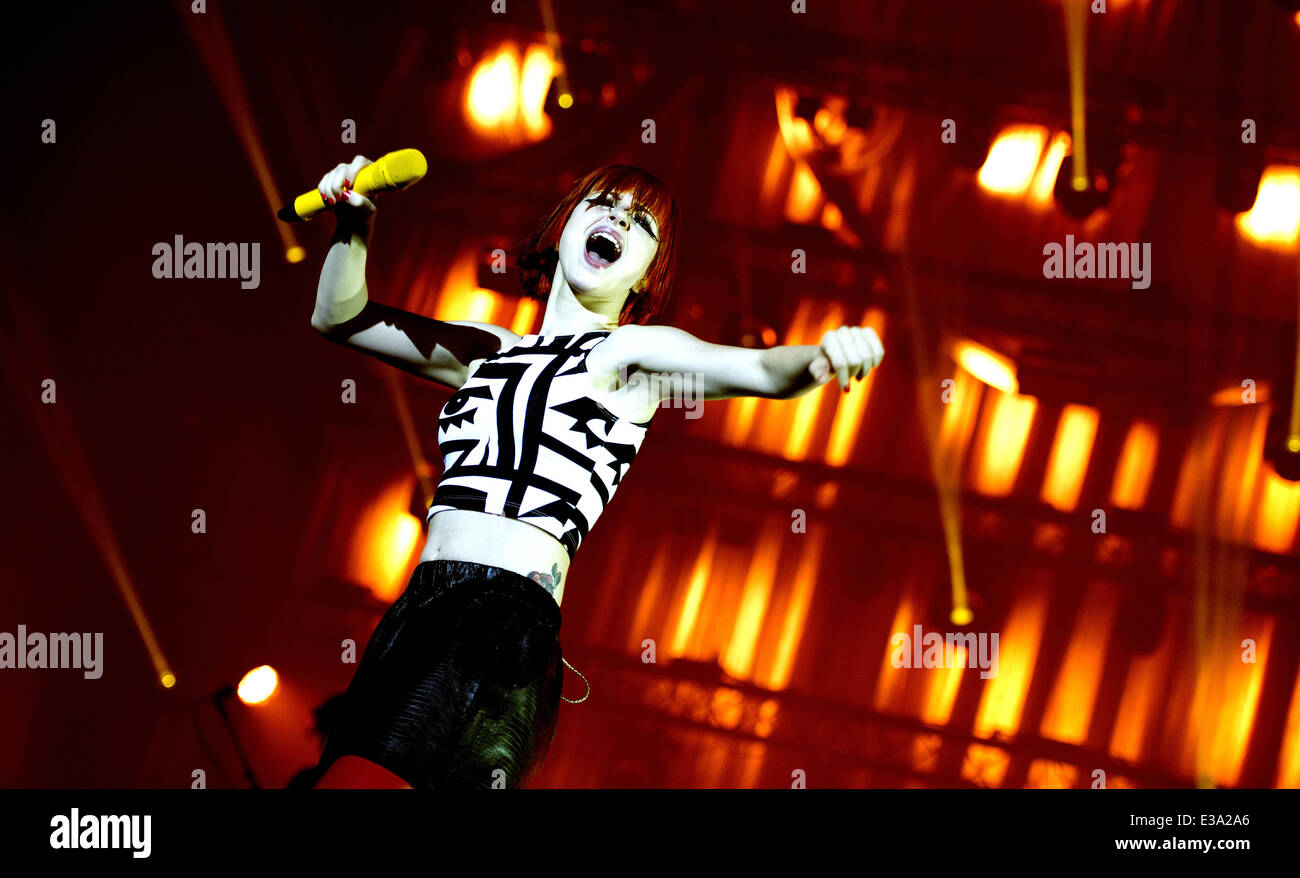 American rock band Paramore performing in concert at the Heineken Music ...