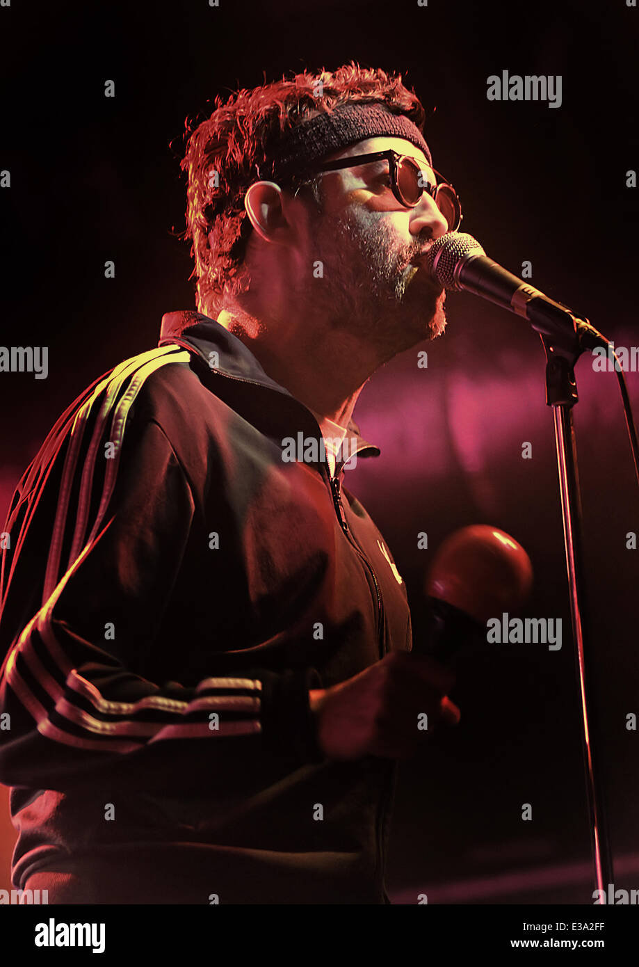 American alternative rock band EELS performing in concert at the ...