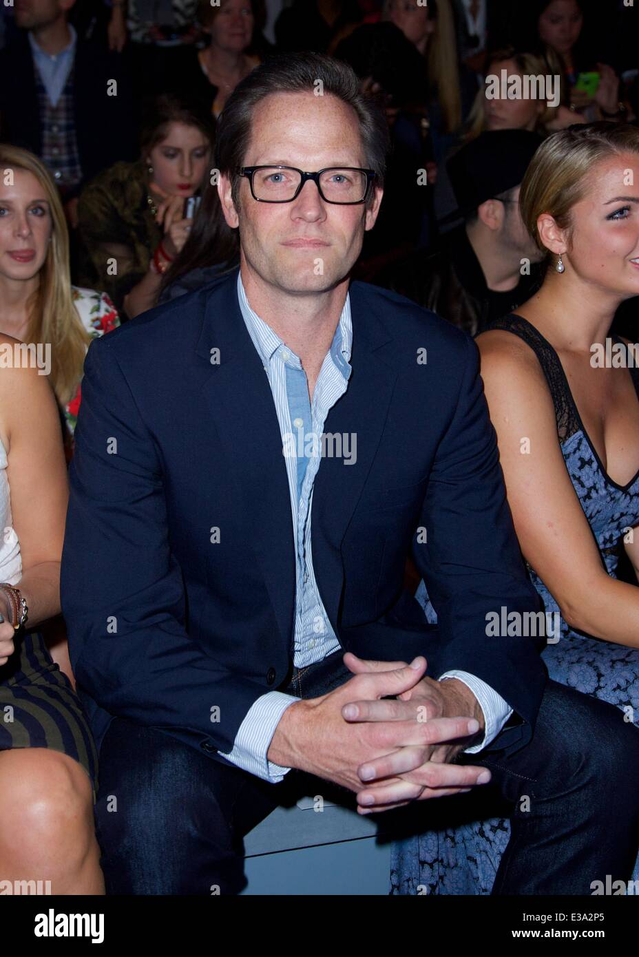 New York Fashion Week - Nautica Spring 2014 Men's Show Featuring: Matt ...