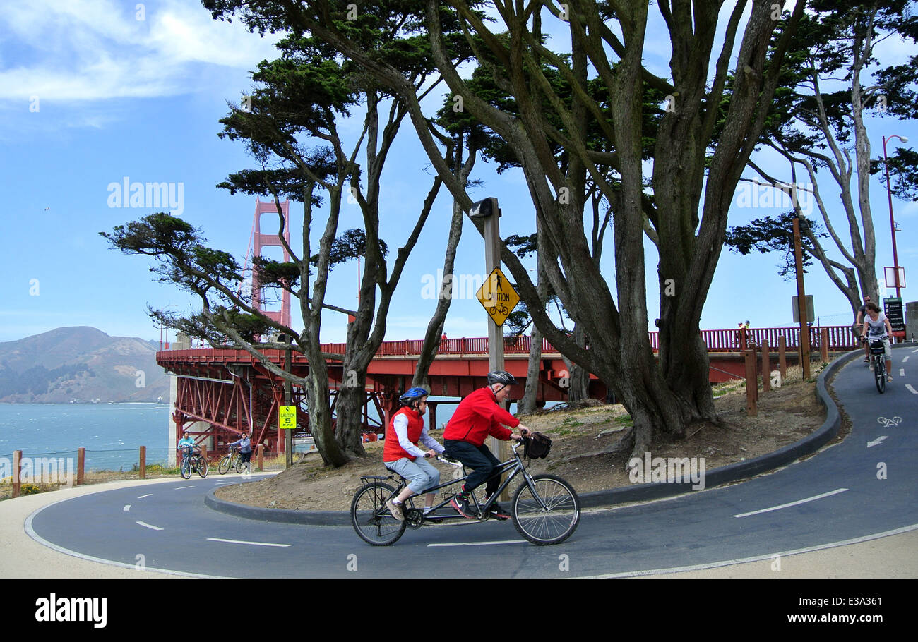Tandem Bike Golden Gate Bridge at Shaun Williamson blog