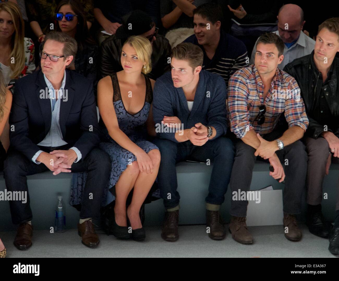 New York Fashion Week - Nautica Spring 2014 Men's Show Featuring: Matt ...