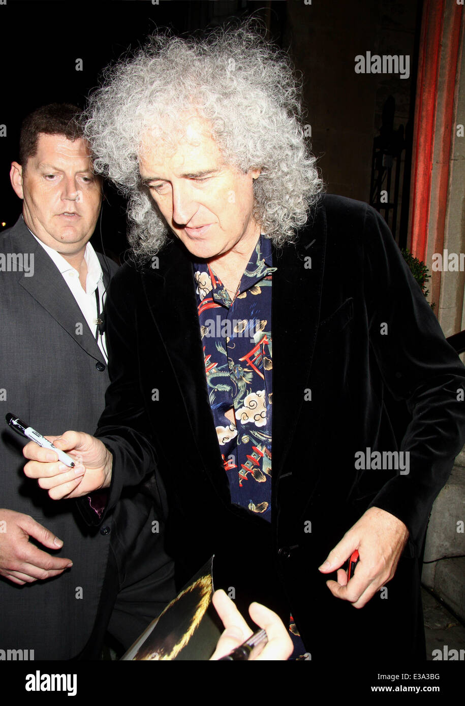 Queen’s annual AIDS benefit held at One Mayfair Featuring: Brian May ...