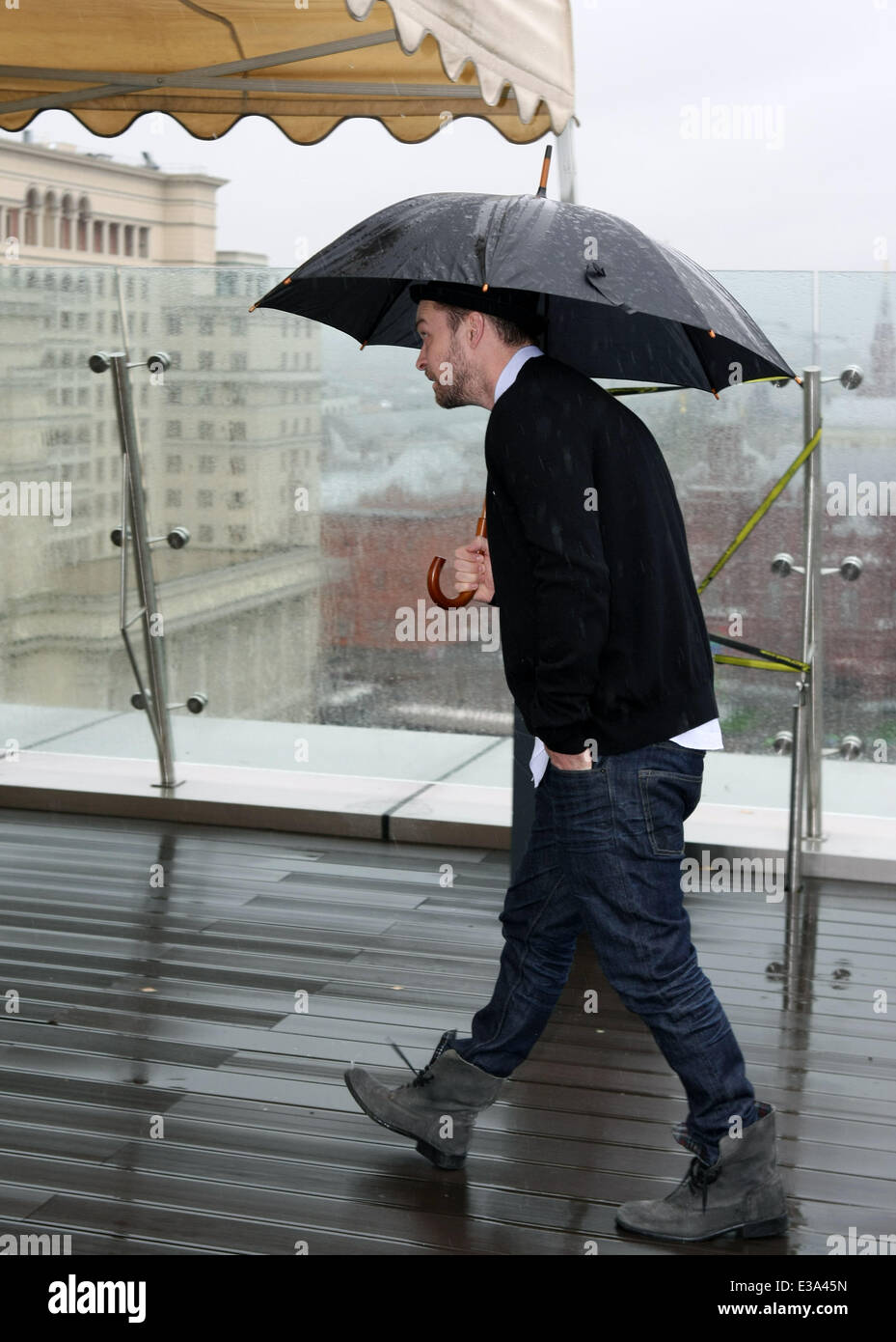 Justin Timberlake attends a photocall for the film 'Runner, Runner' at ...
