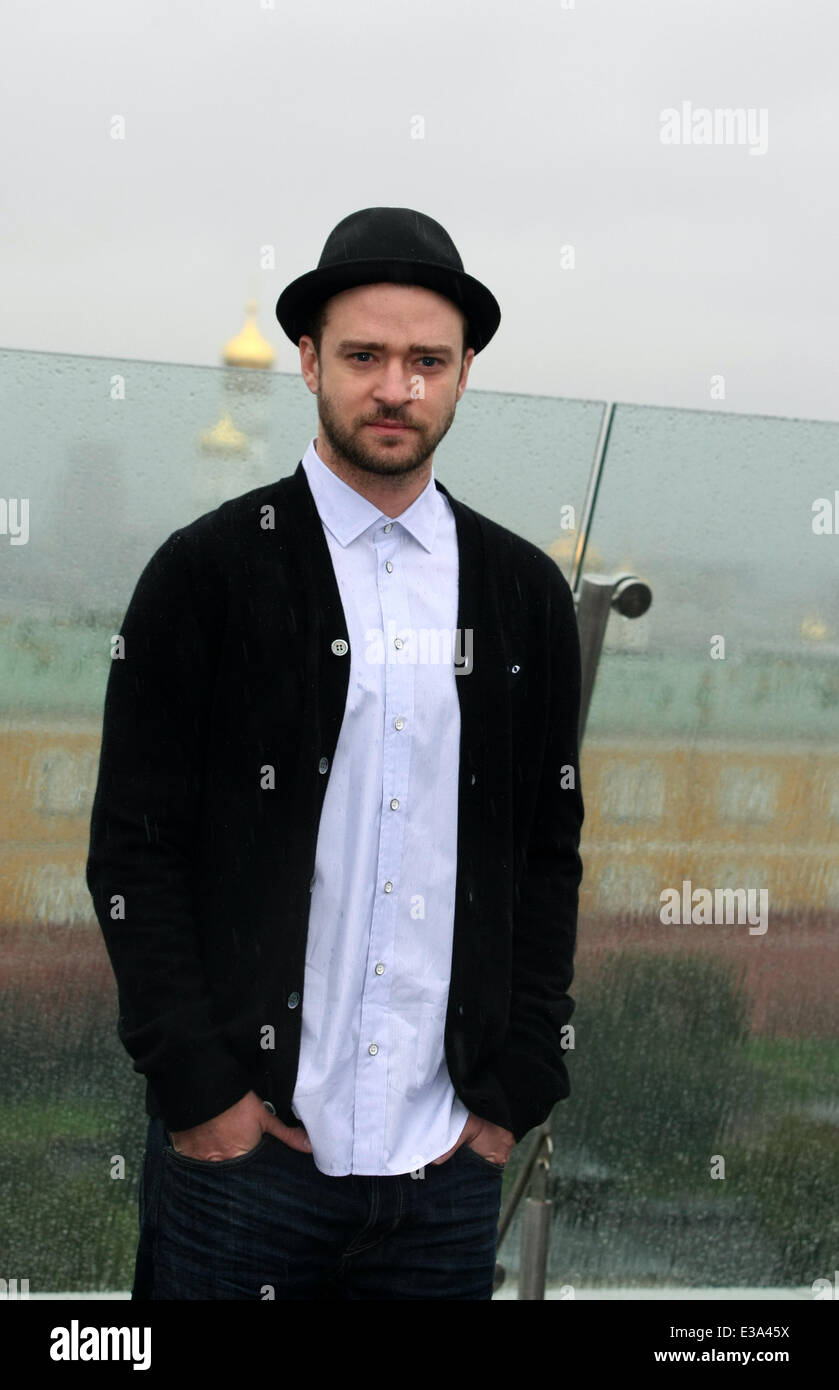 Justin Timberlake attends a photocall for the film 'Runner, Runner' at ...