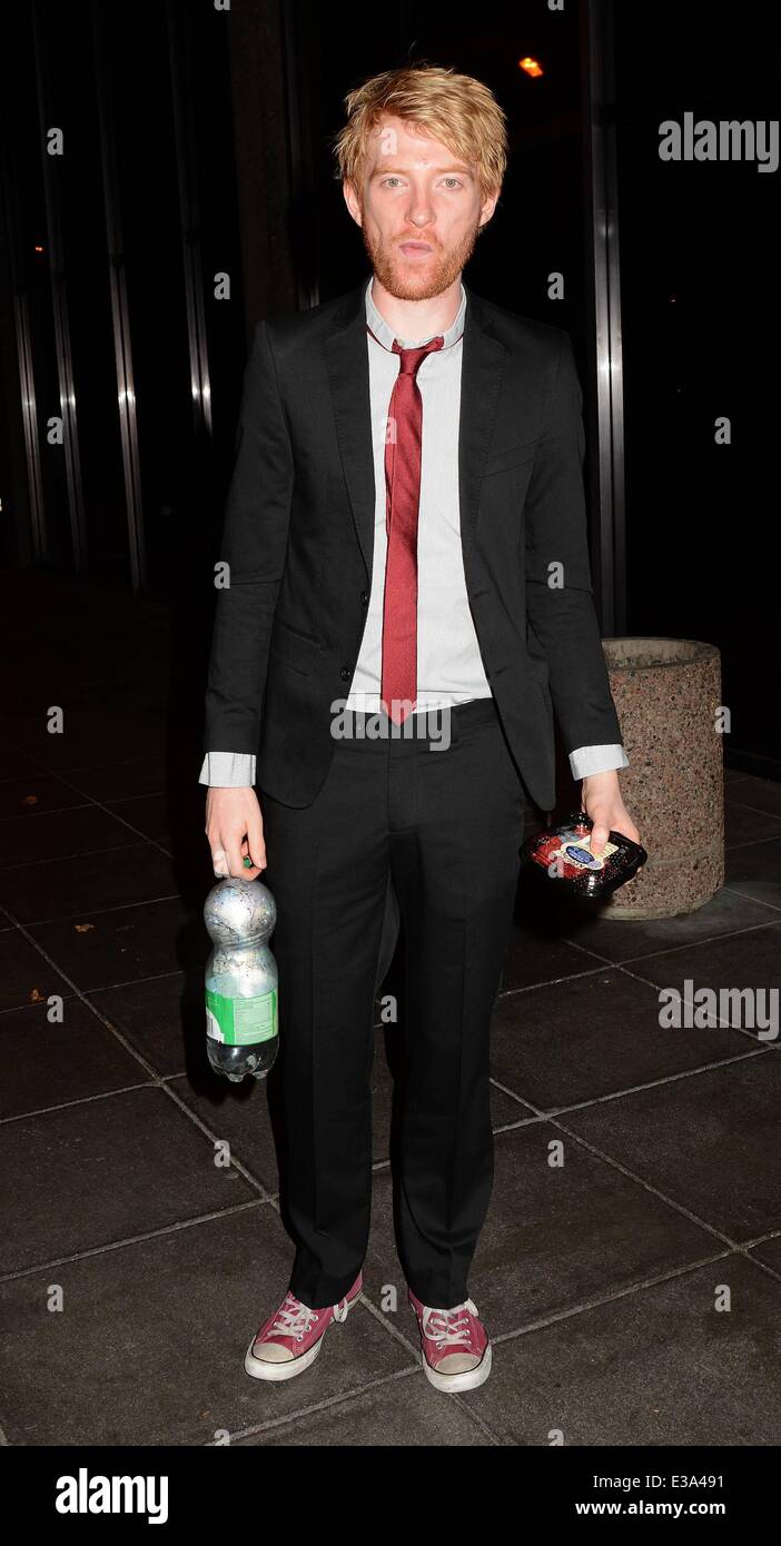 Guests at RTE studios for The Late Late Show Featuring: Domhnall ...