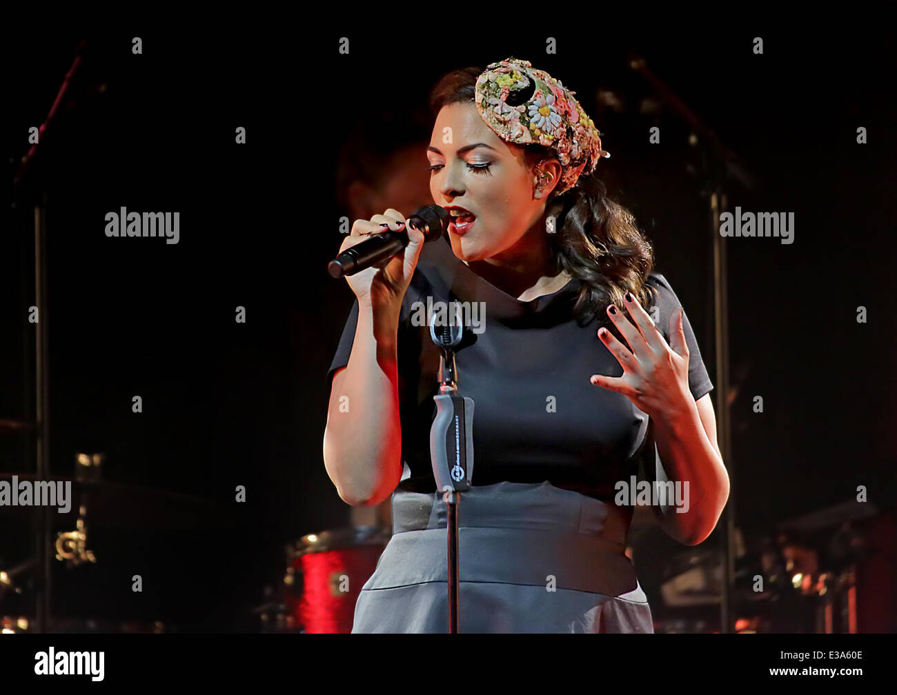 Dutch jazz singer Caro Emerald performs to a sold-out crowd at ...