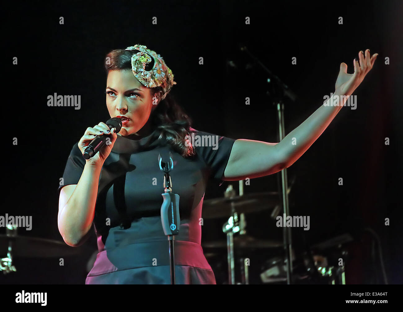 Dutch jazz singer Caro Emerald performs to a sold-out crowd at ...