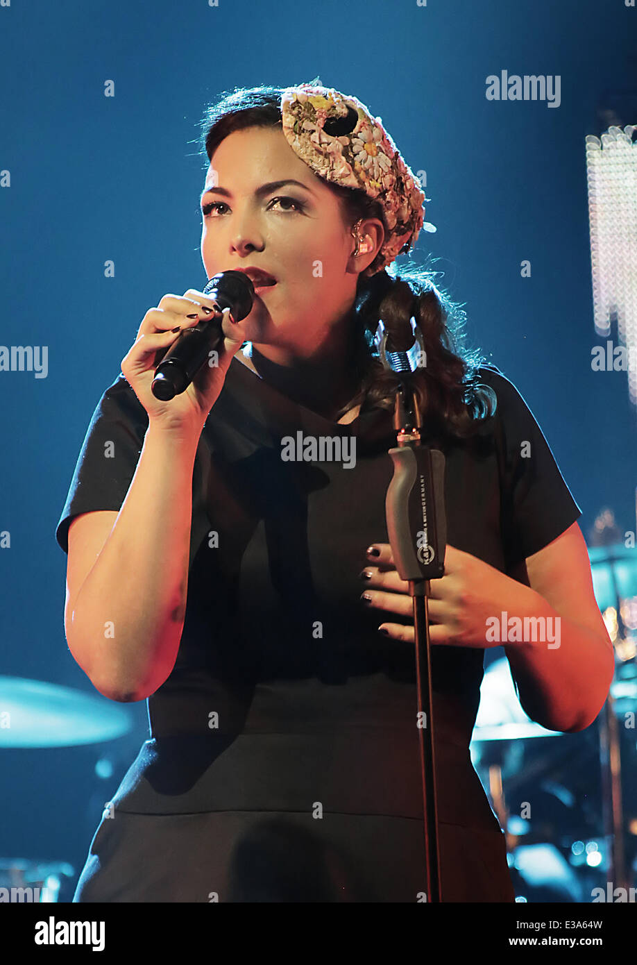 Dutch jazz singer Caro Emerald performs to a sold-out crowd at ...