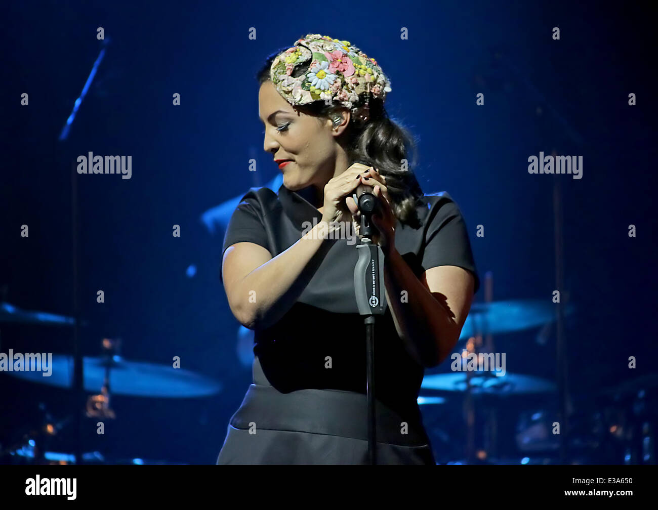 Dutch jazz singer Caro Emerald performs to a sold-out crowd at ...