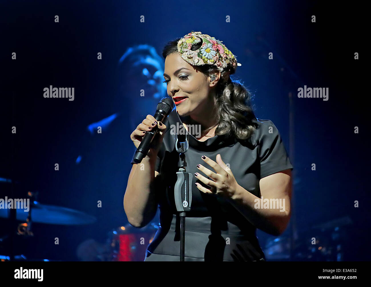 Dutch jazz singer Caro Emerald performs to a sold-out crowd at ...