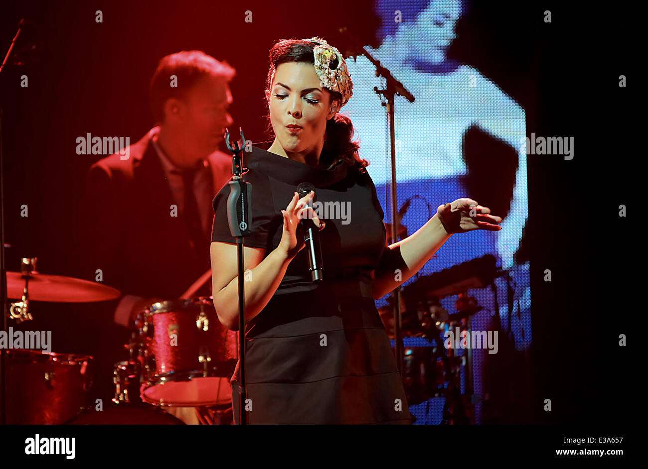 Dutch jazz singer Caro Emerald performs to a sold-out crowd at ...