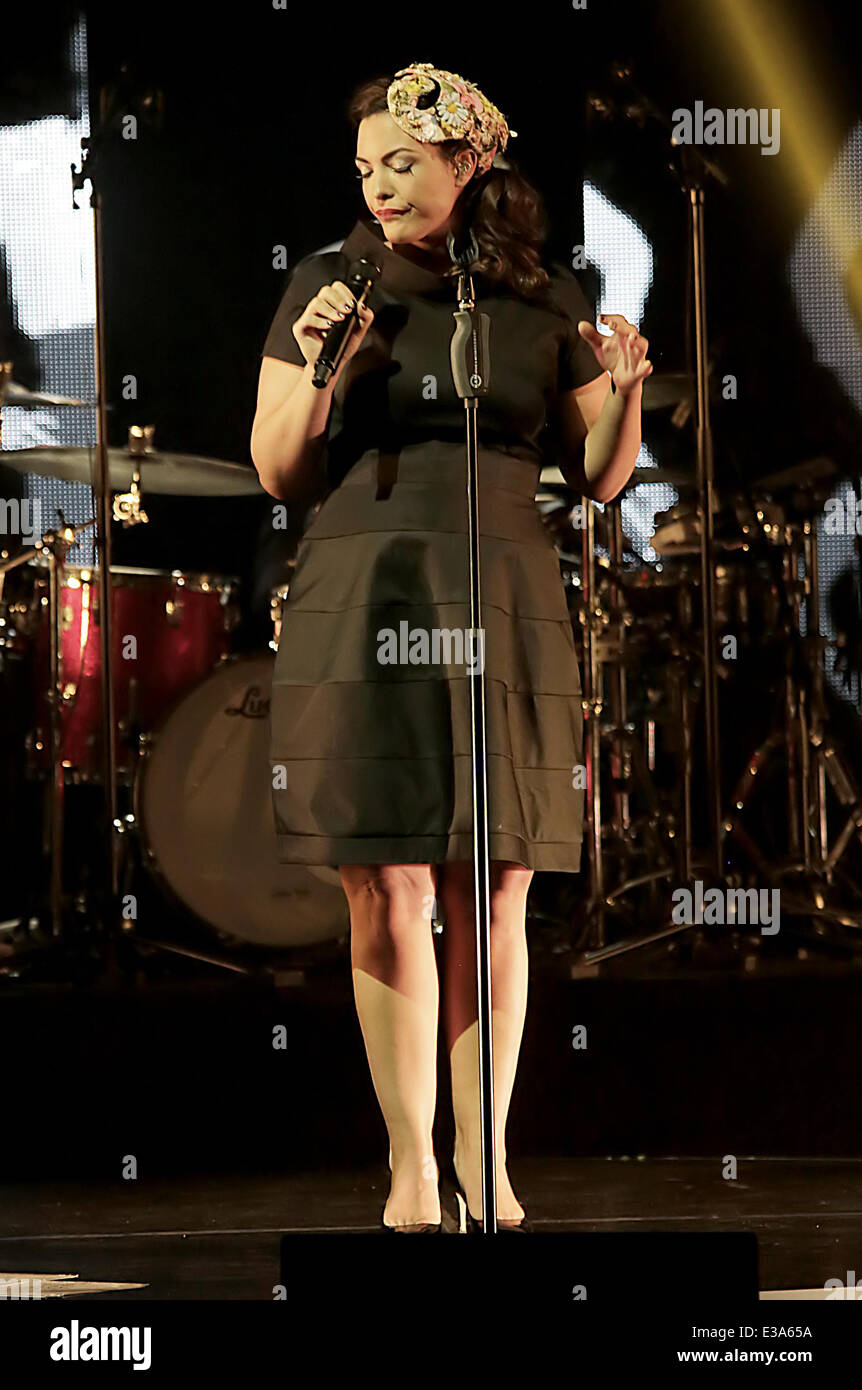 Dutch jazz singer Caro Emerald performs to a sold-out crowd at ...