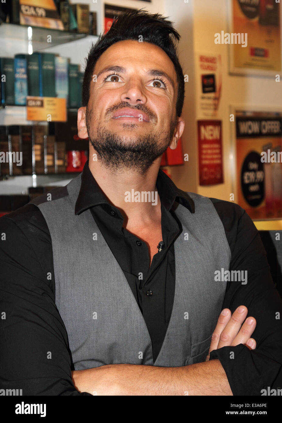 Singer, Peter Andre's Fragrance Launch Signing at Northampton Featuring ...