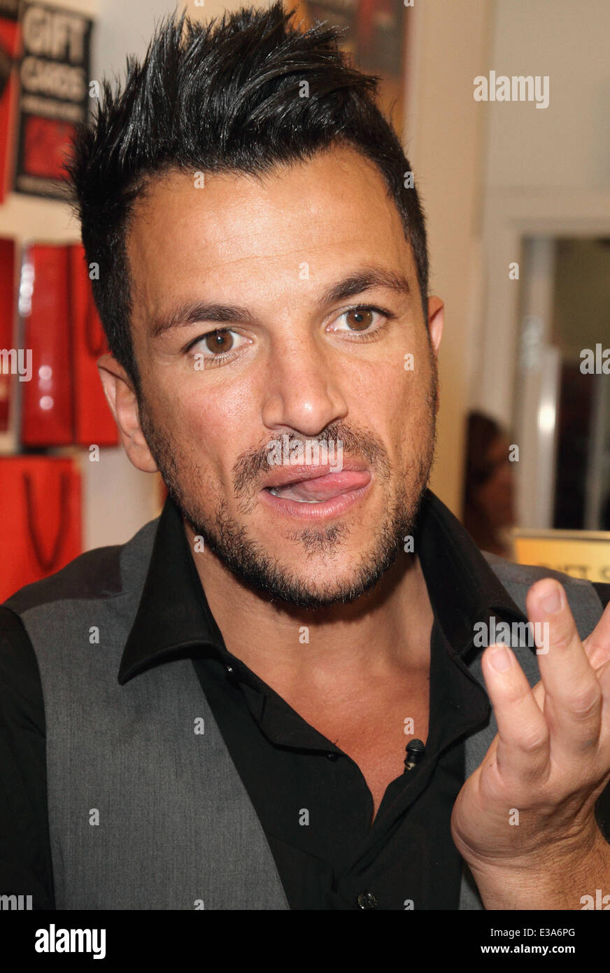Singer, Peter Andre's Fragrance Launch Signing at Northampton Featuring ...