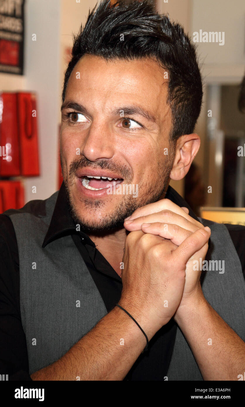 Singer, Peter Andre's Fragrance Launch Signing at Northampton Featuring ...