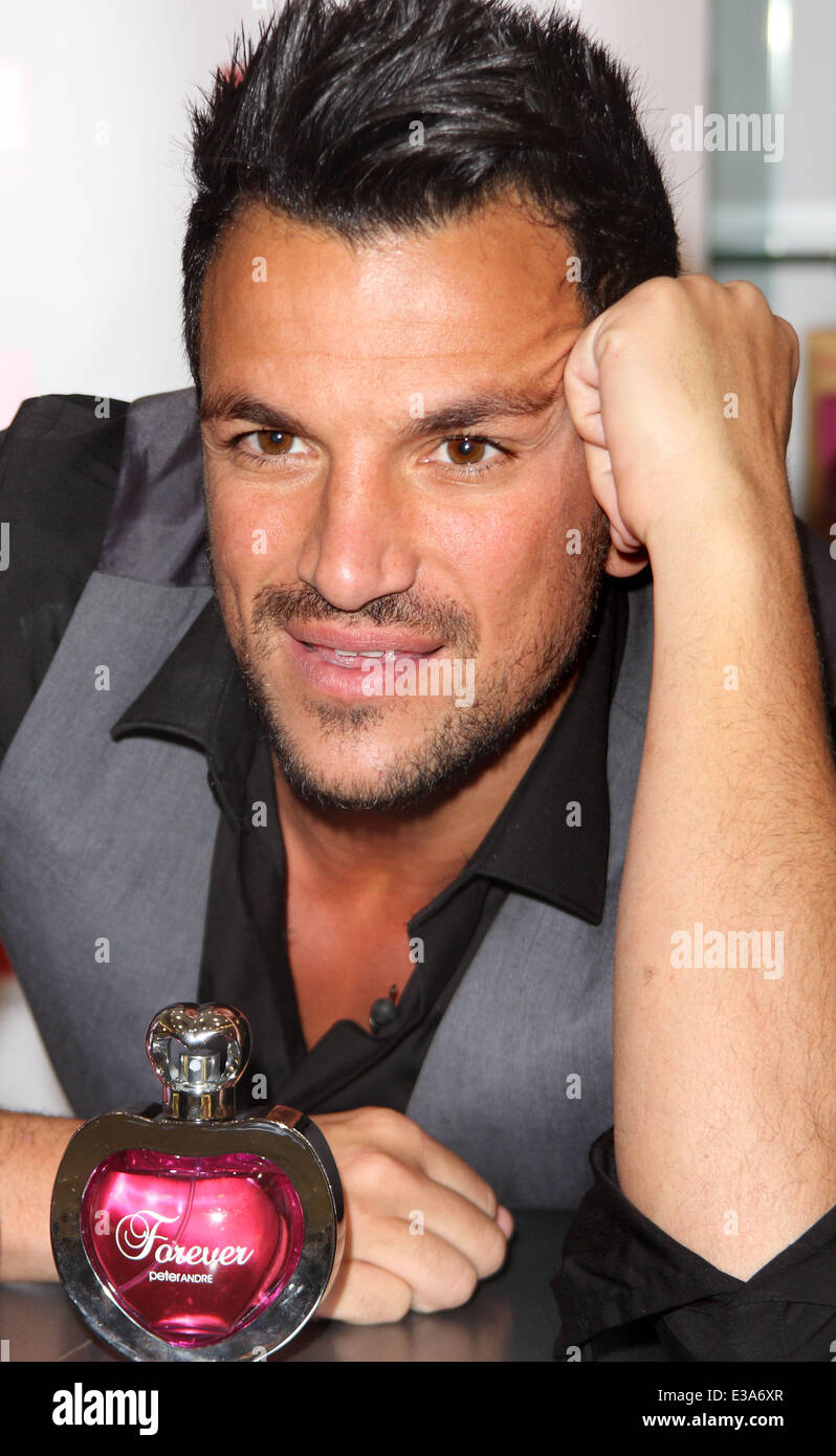 Singer, Peter Andre's Fragrance Launch Signing at Northampton Featuring ...