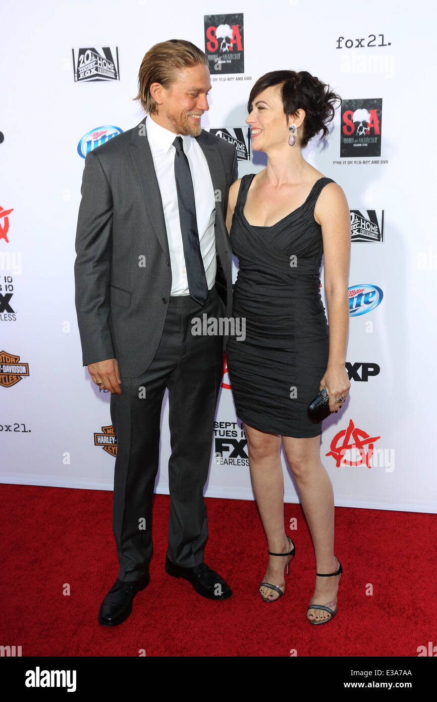 FX's "Sons Of Anarchy" Season 6 Premiere Screening Held at Dolby Theatre Featuring: Charlie ...