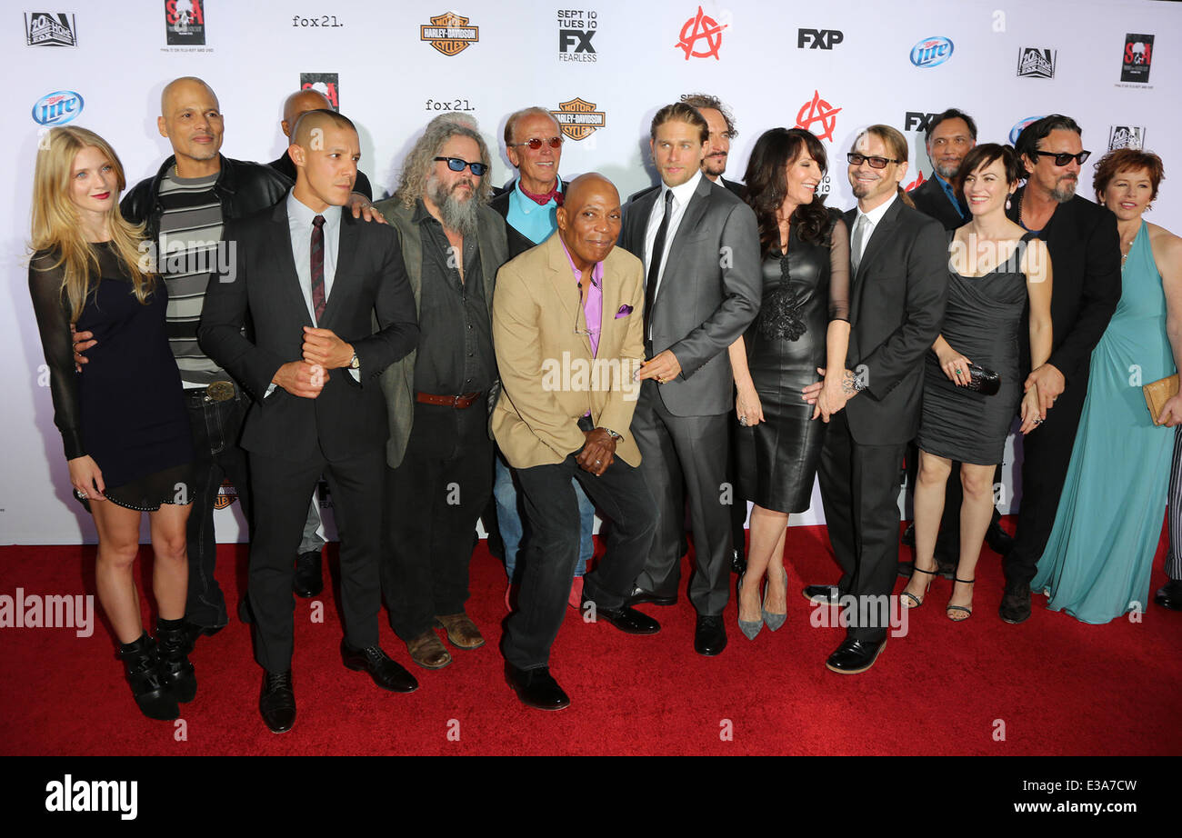 FX's "Sons Of Anarchy" Season 6 Premiere Screening Held at Dolby Theatre Featuring: SOA Cast ...