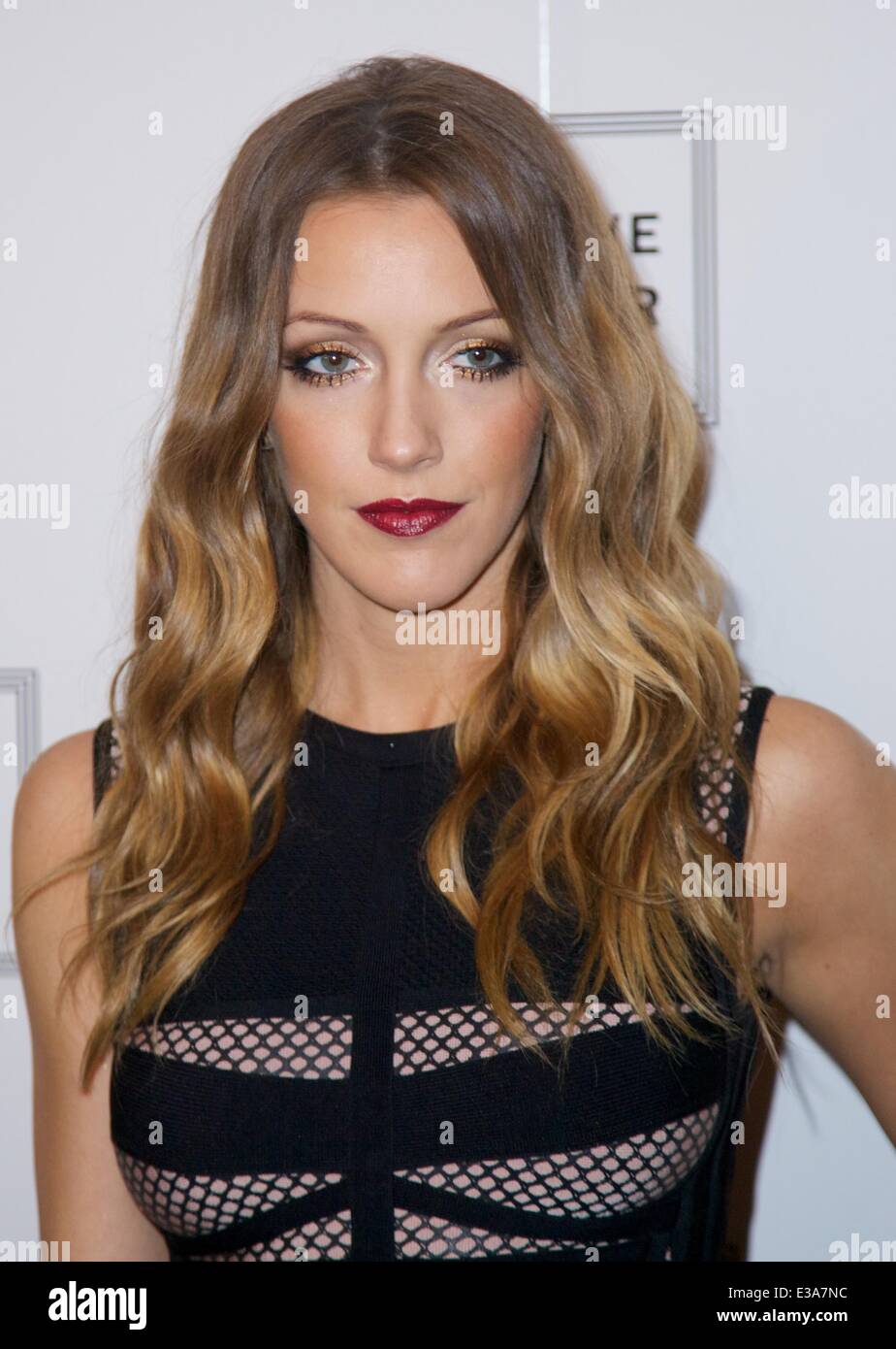Katie cassidy mercedes benz new york hi-res stock photography and ...