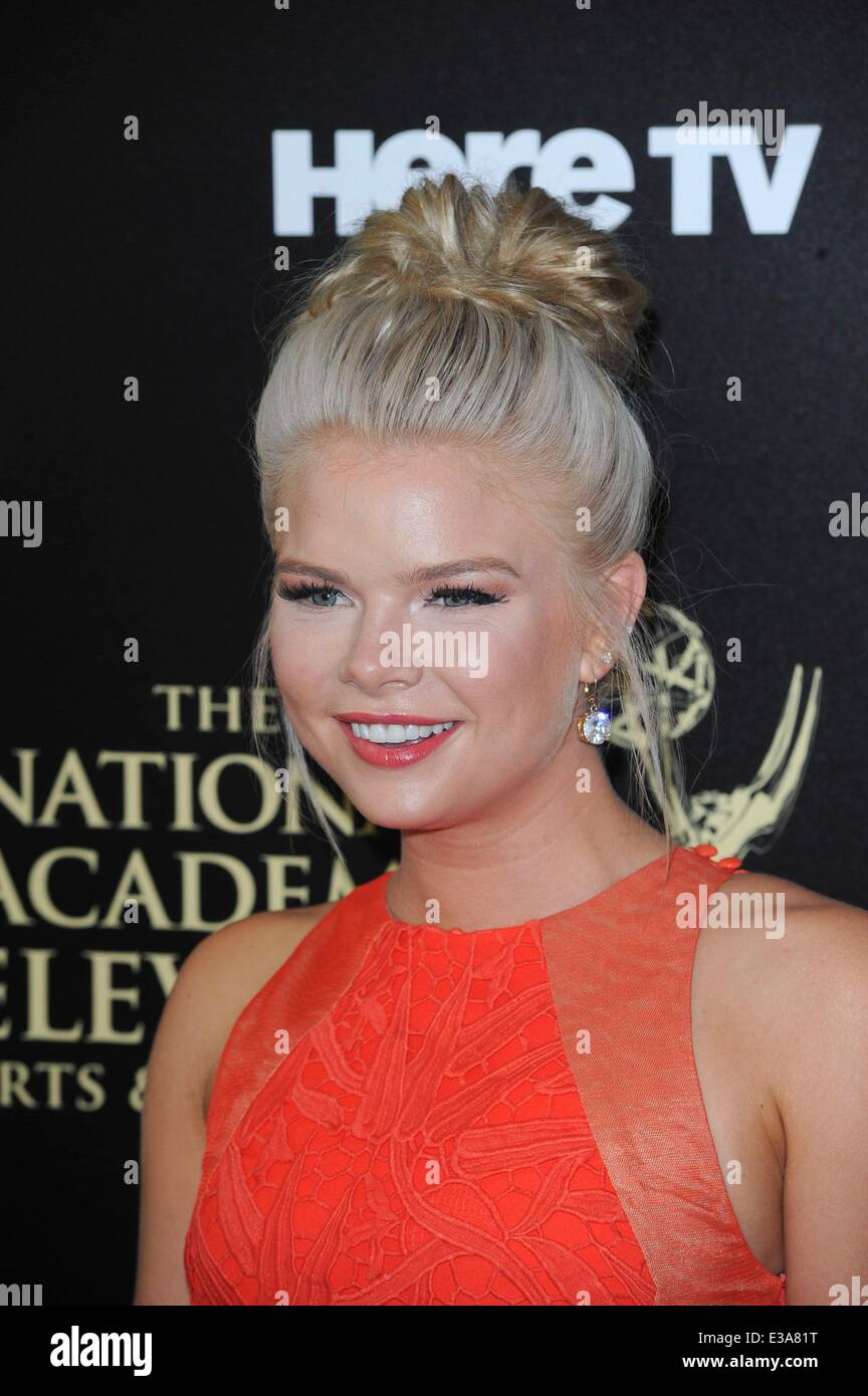 Kelli Goss at arrivals for 2014 Daytime Emmy Awards - Arrivals 1, The ...