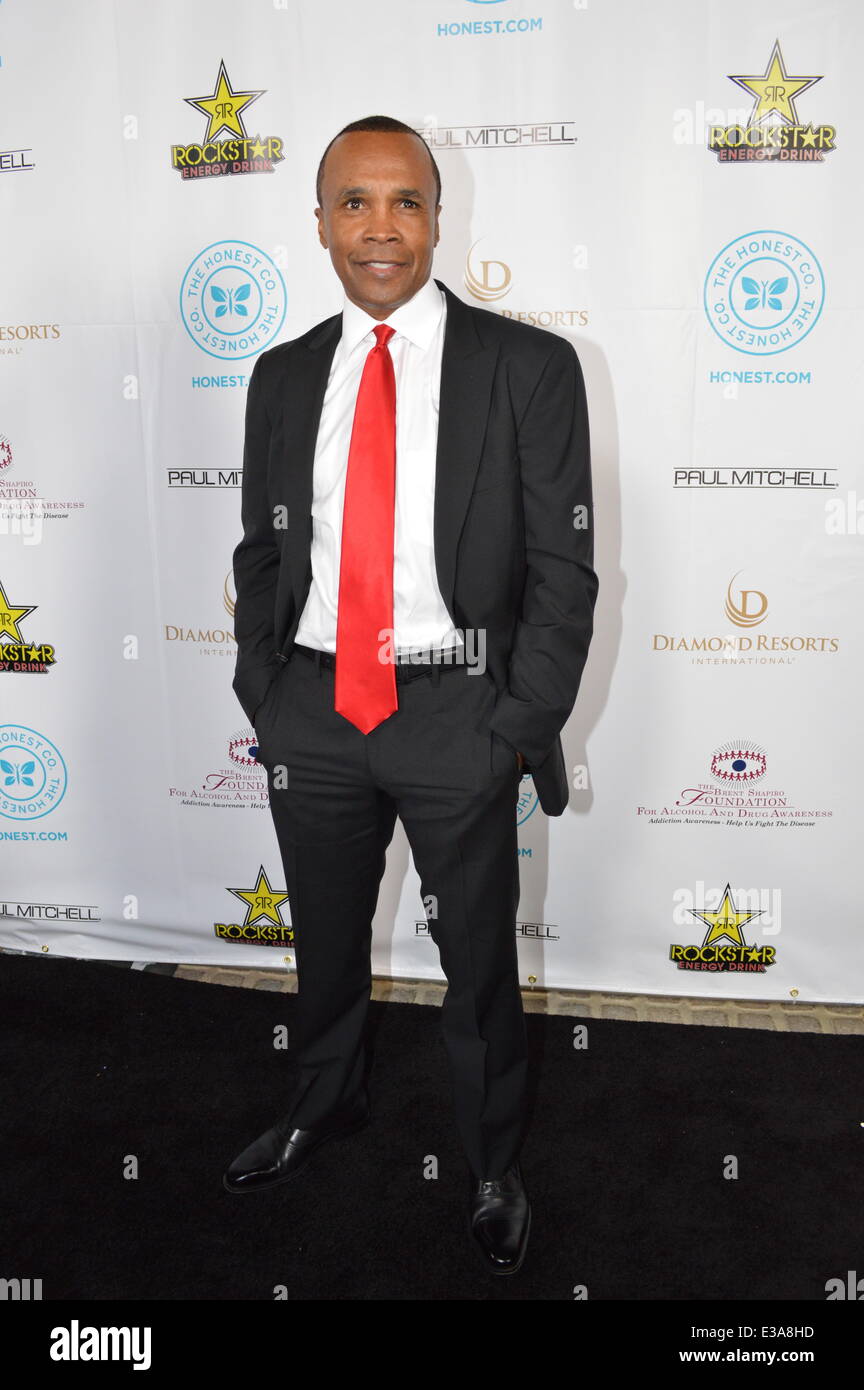 Sugar Ray Leonard attends The Annual Brent Shapiro Foundation Summer ...