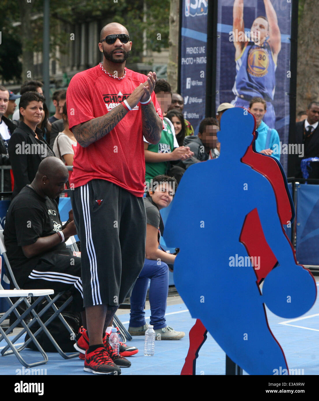 NBA superstar and Chicago Bulls power forward Carlos Boozer hosts the ...