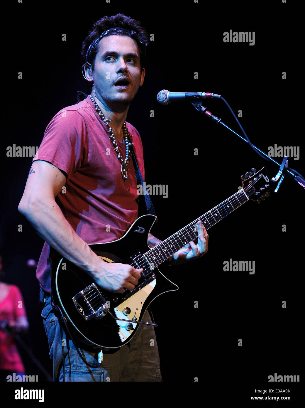John Mayer performs during the Born and Raised World Tour 2013 at the ...