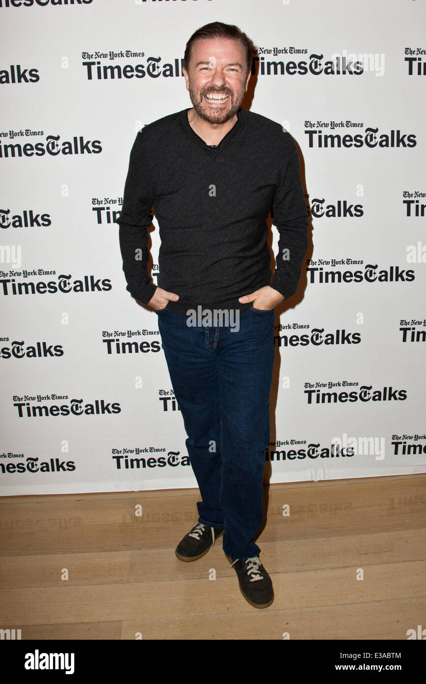 Ricky Gervais speaks about his career as part of the 'TimesTalks ...