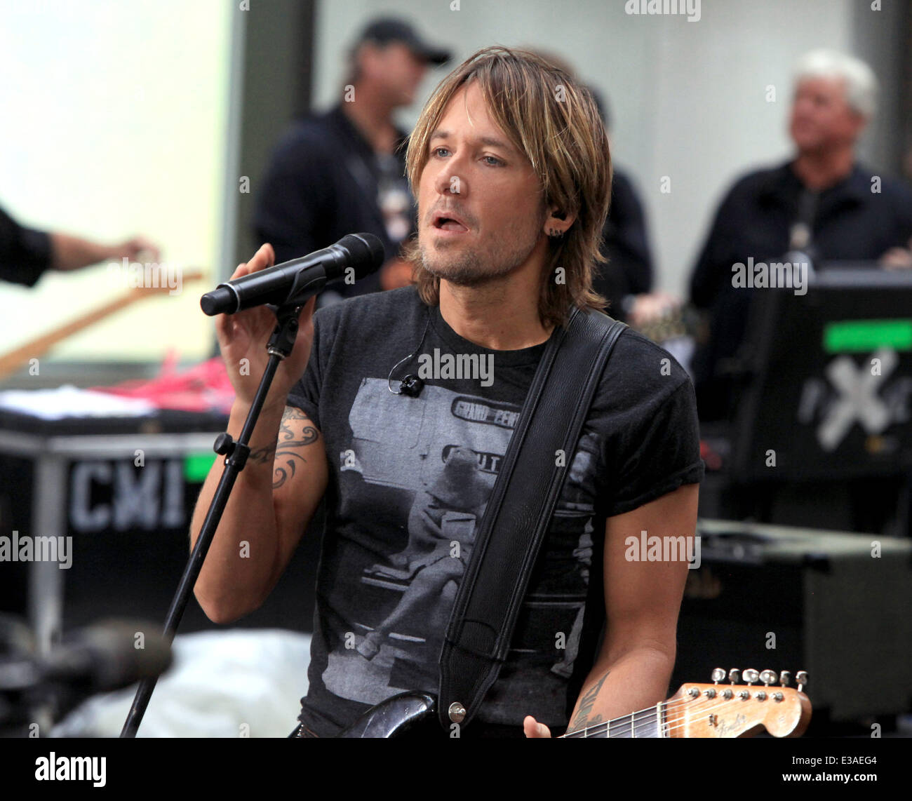 Keith Urban performs on the 'Today' show as part of the NBC Toyota ...