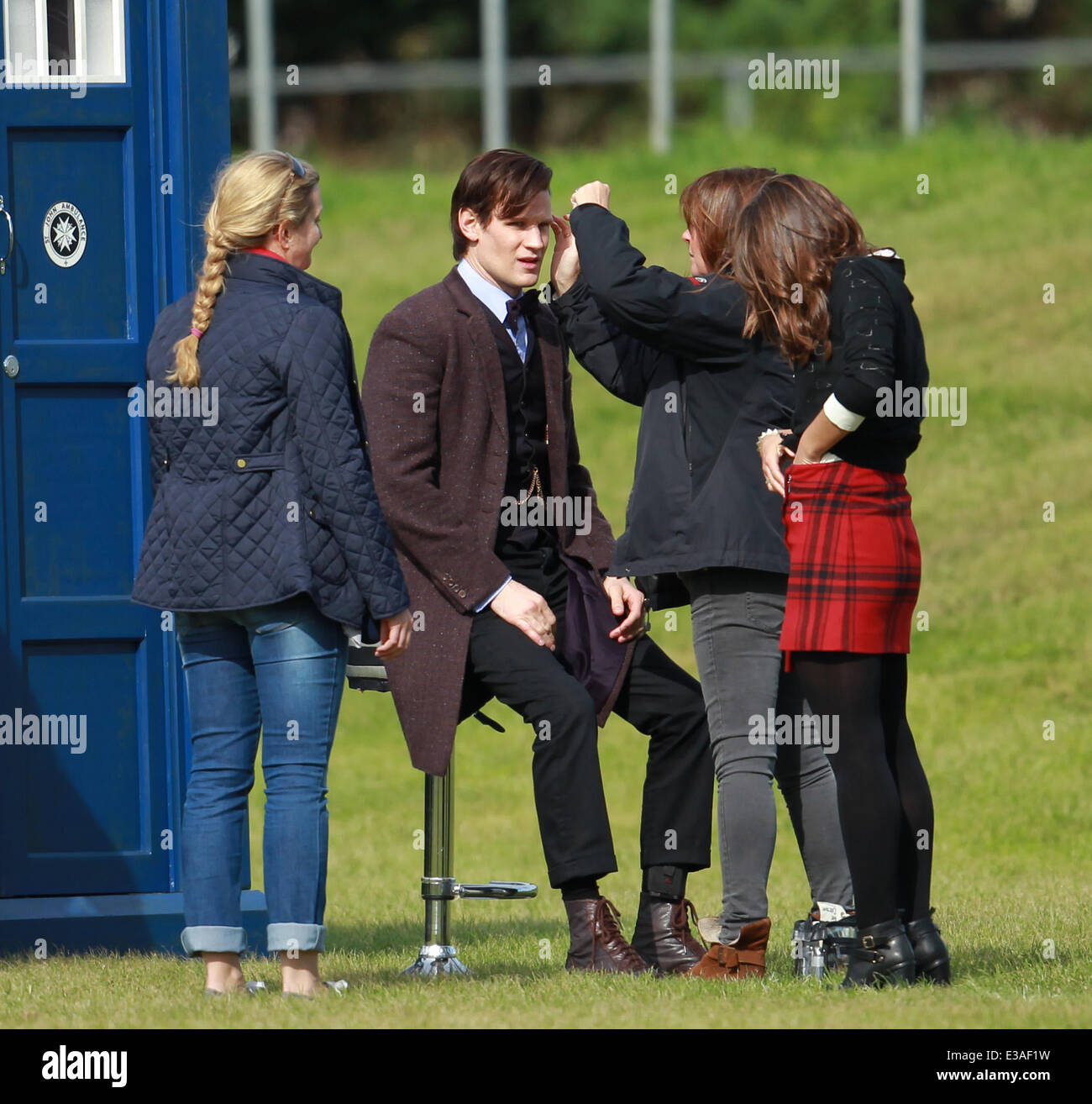 Jenna Louise Coleman And Matt Smith