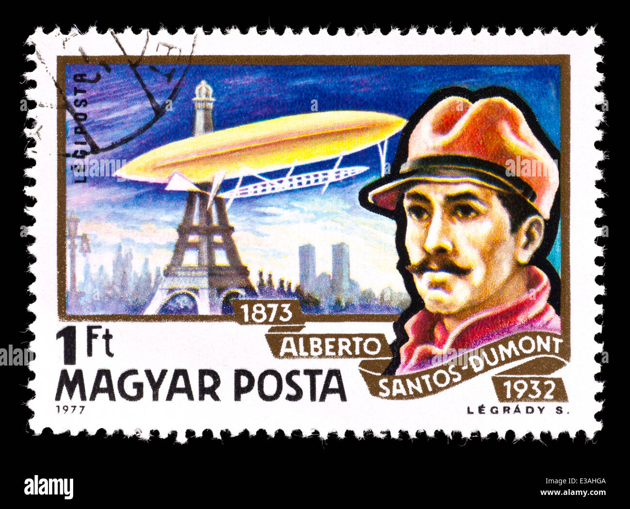 Alberto santos dumont eiffel tower hi-res stock photography and images ...