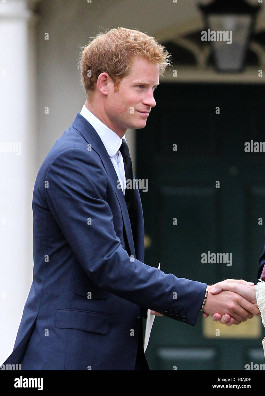 Members of the Royal family attend the funeral of their friend Hugh van ...