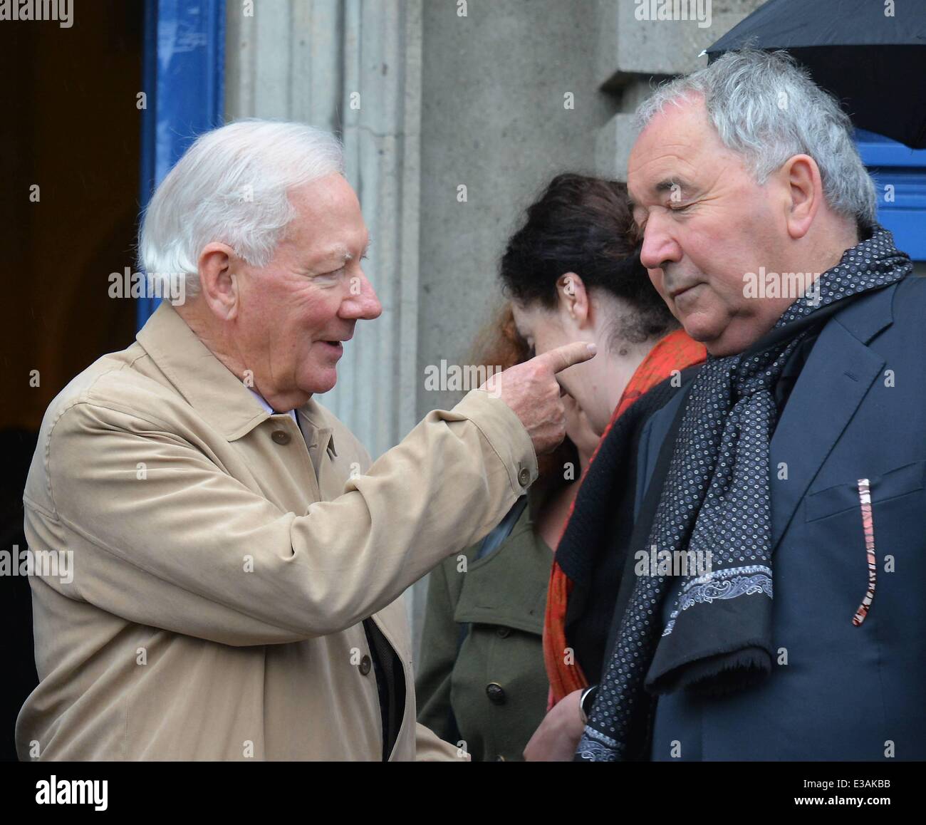 The Funeral of actress Susan Fitzgerald at The Church of The Three ...